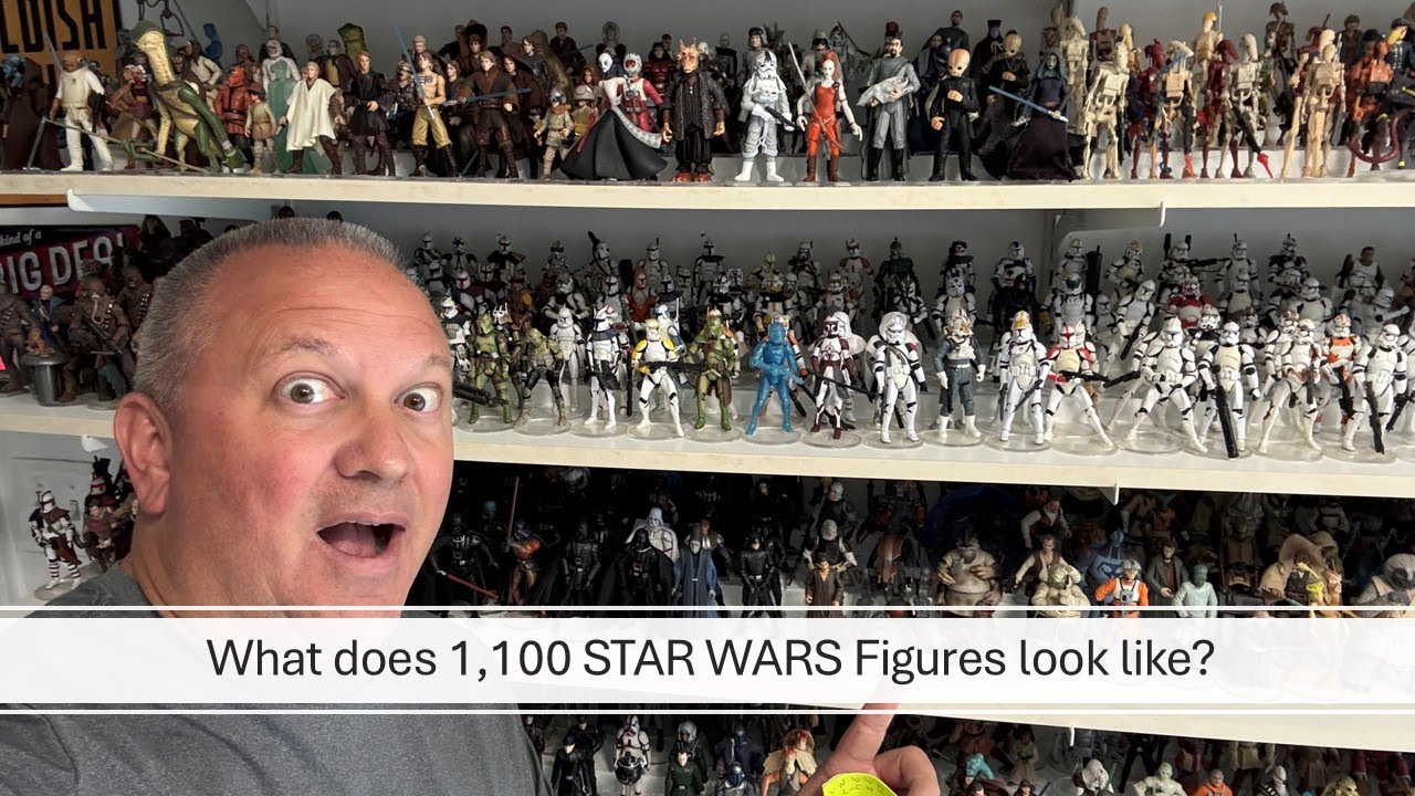 Star Wars Collection Cleaning Day in the ManCave over 1,100 action ...