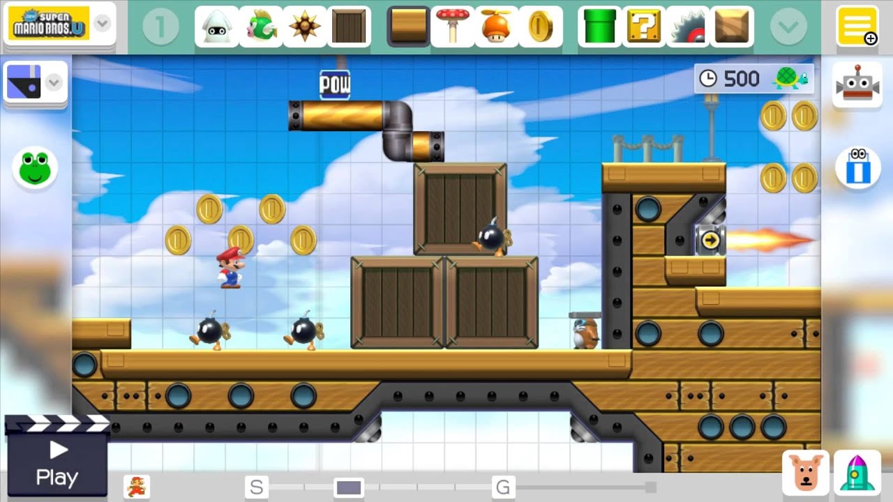 Super Mario Maker - Editor + Original Music: Airship (New Super Mario ...