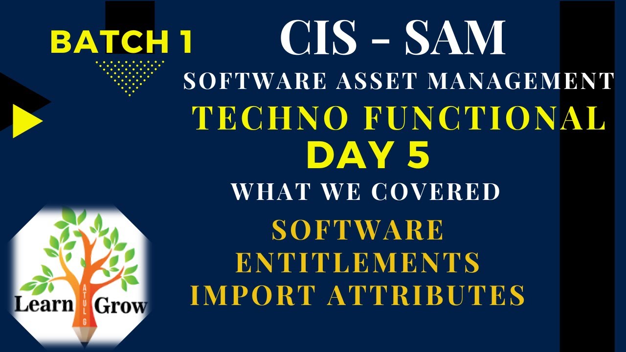 SAM - Day5 - Software Entitlement - Import Attributes - YouTube