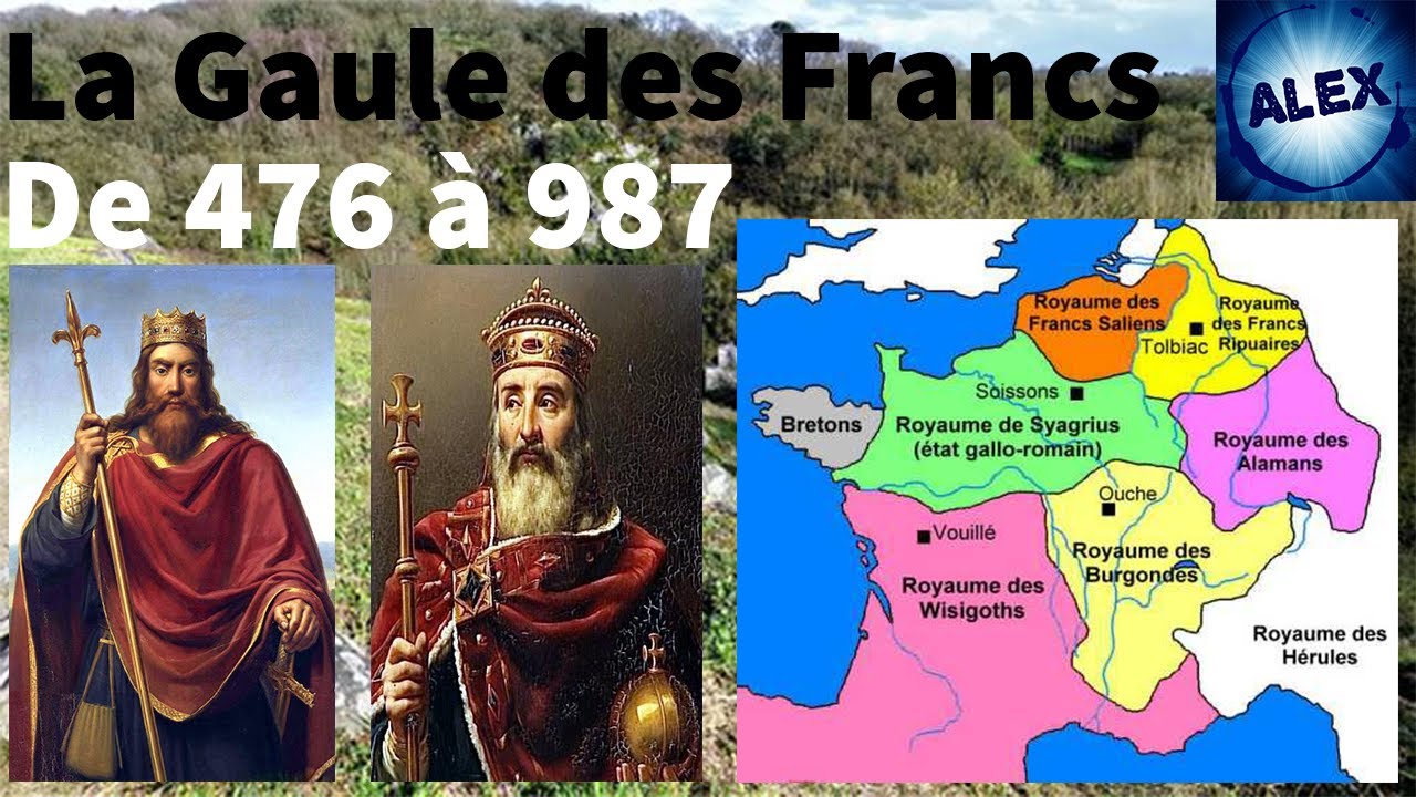 LA GAULE DES FRANCS : MEROVINGIENS ET CAROLINGIENS - YouTube