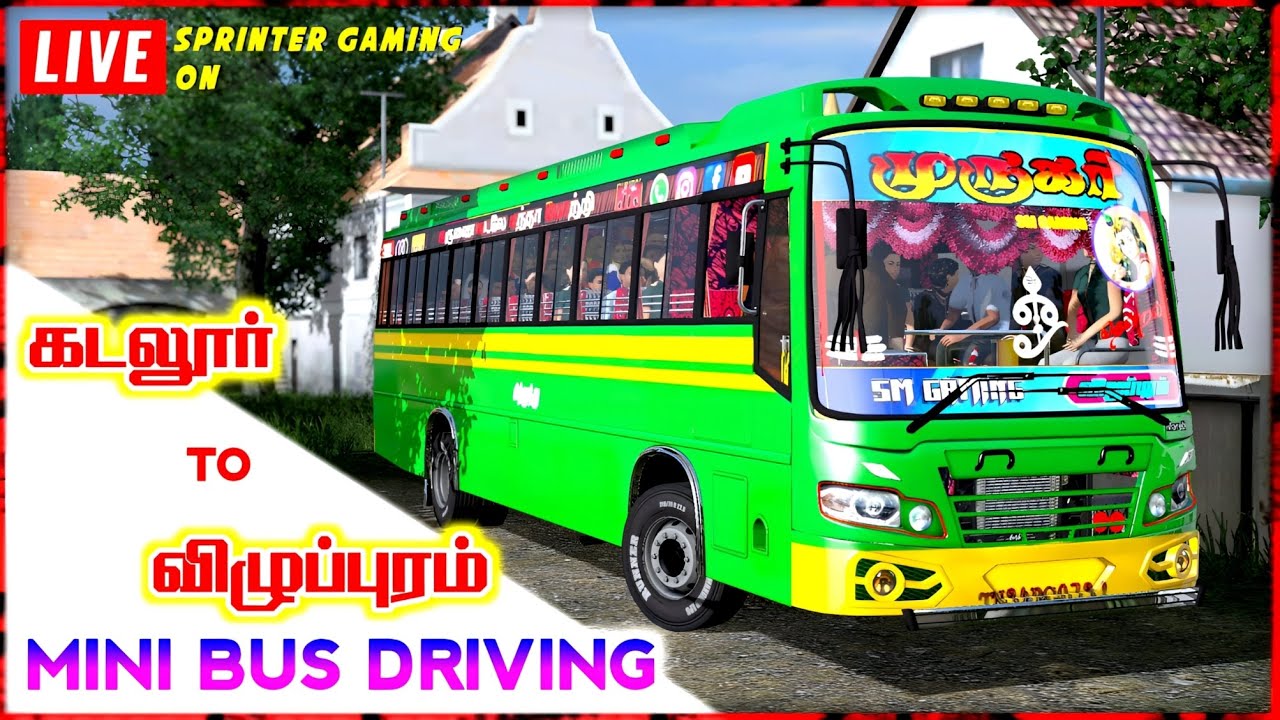 MINI BUS🔥MASS RIDE🤩EURO TRUCK SIMULATOR 2 - தமிழில் | Sprinter Gaming ...