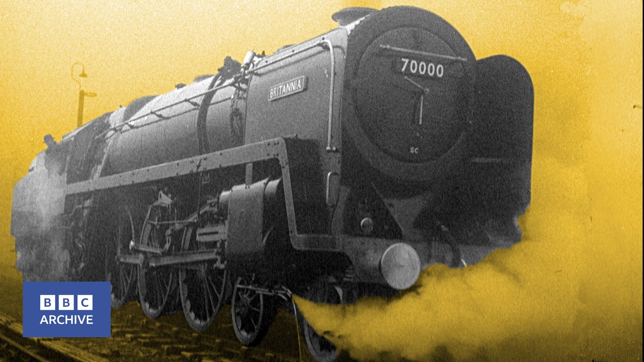 1951: BRITANNIA - The New Standard Class STEAM ENGINE | Newsreel ...