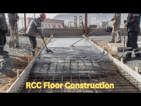 Floor Construction by (R.C.C) Reinforcement Cement Concrete Method ...