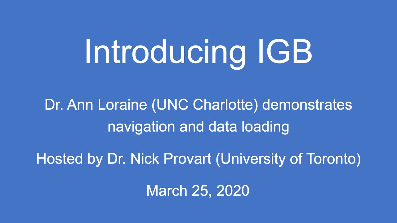 Introducing IGB - YouTube