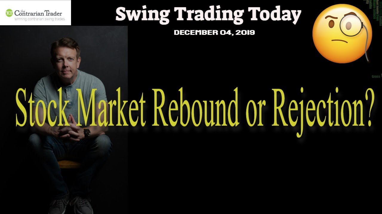 Swing Trading Today | Stock Market Rebound or Rejection? - YouTube