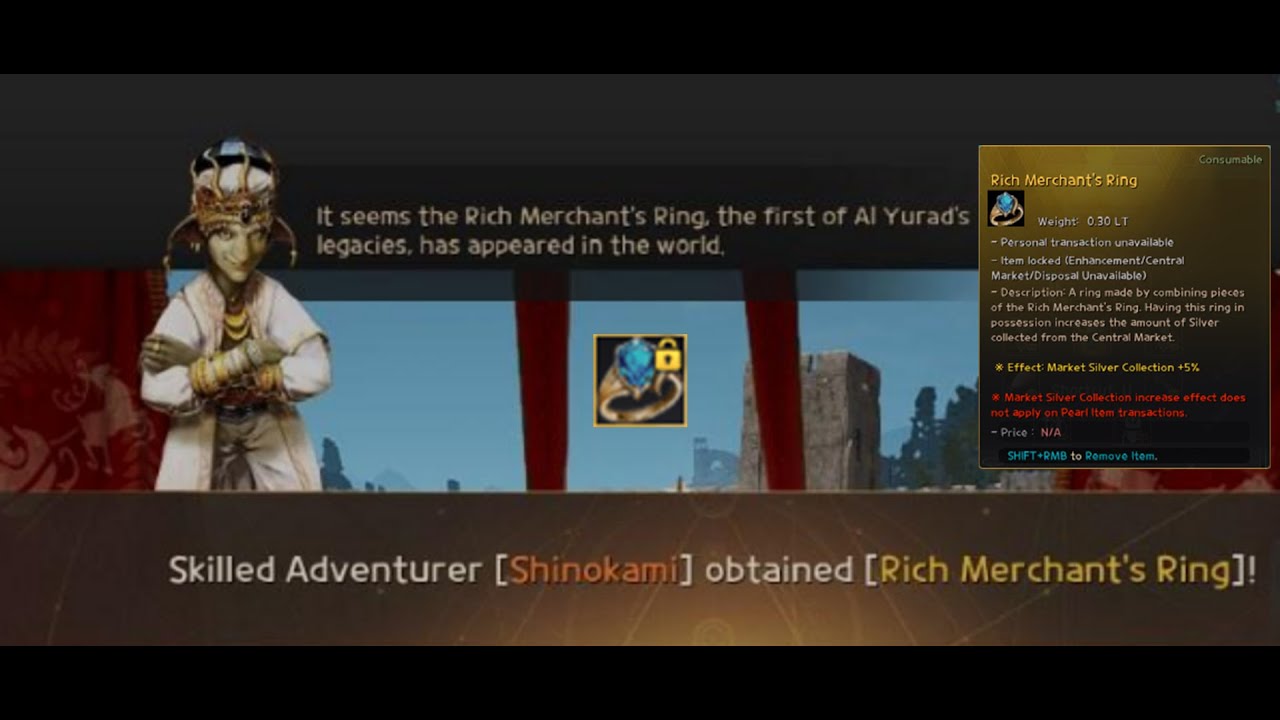 [BDO] Merchant Ring - The End of a Journey - YouTube