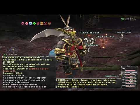 ff11 elvaan beastmaster/samurai lv. 92 retail asura - lvl 92 to 99 - merit after - YouTube
