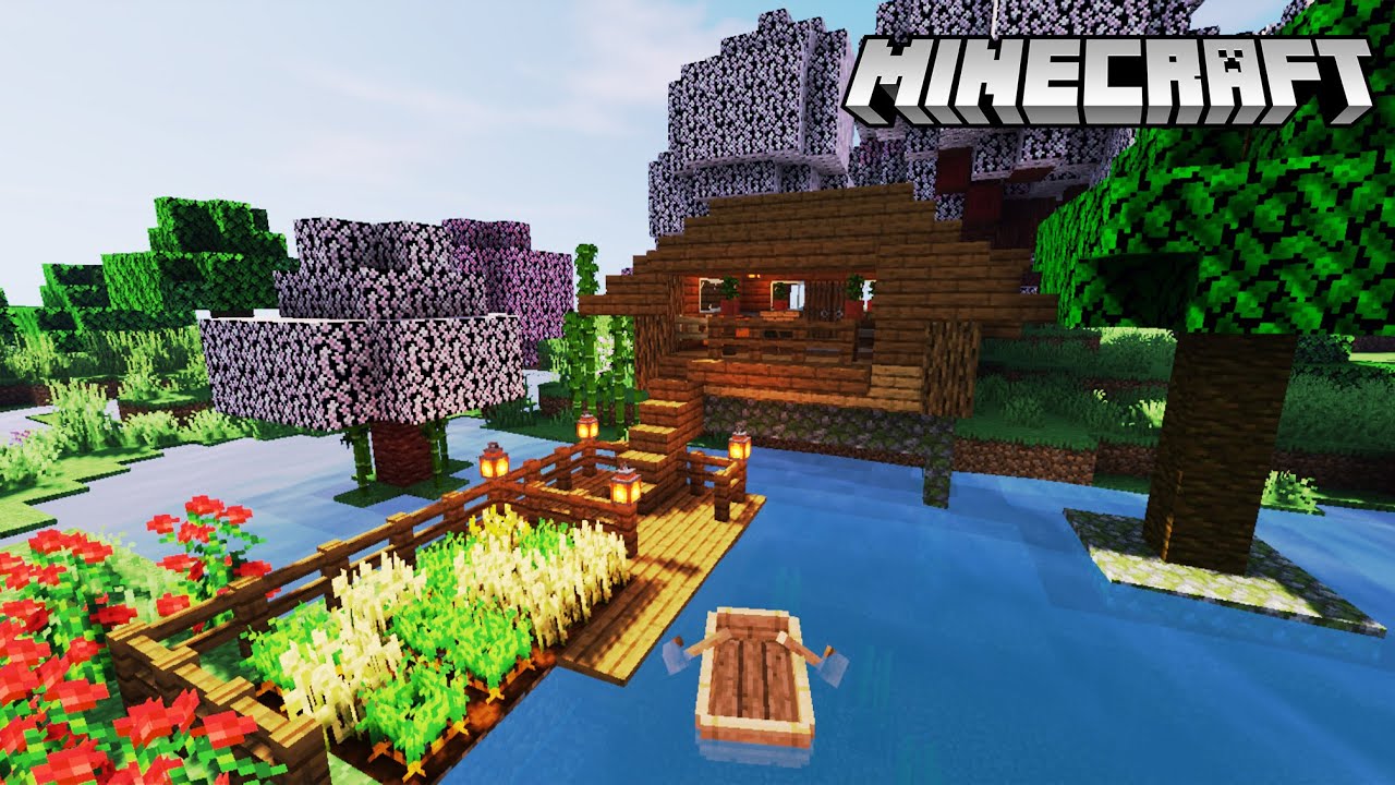 Cozy Sailor Hut On The Shore - [Minecraft Fantasy Building Tutorial ...