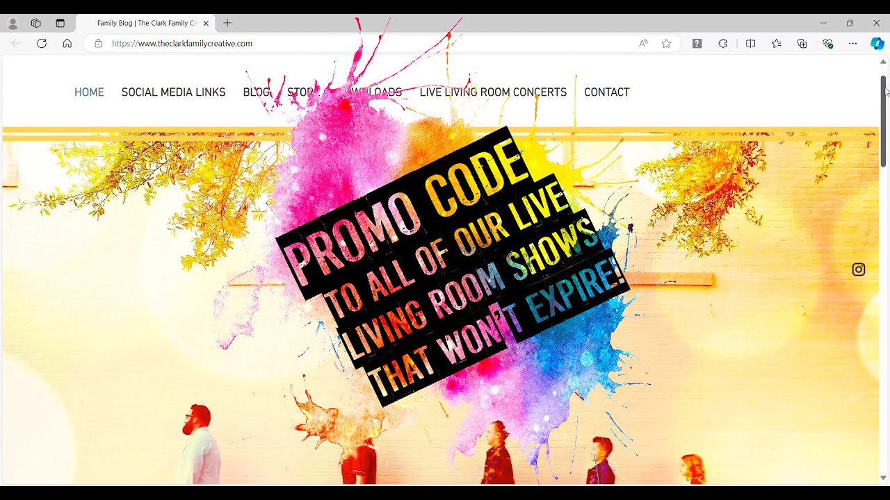 PROMO CODE to All of Our Live Living Room Concerts! - YouTube