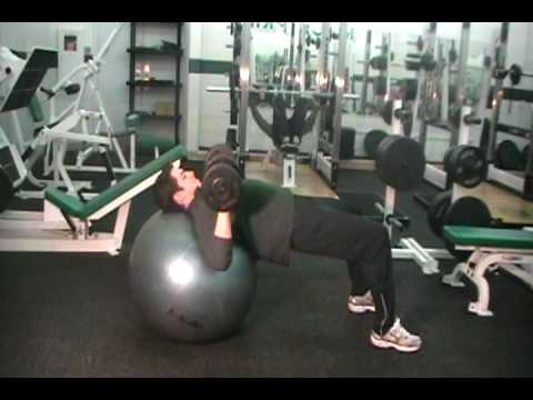 Swiss Ball Bench Press.avi - YouTube