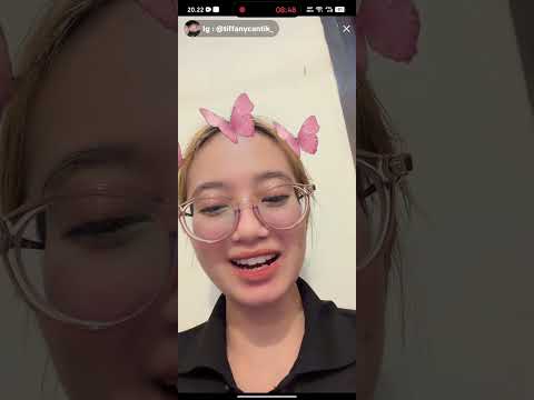 Live Tiffany baju transparan