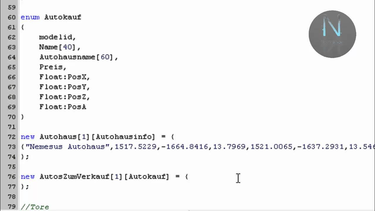 [Deutsch] Samp Pawn Scripting Tutorial #18 - Autohaus System #1 [HD] - YouTube