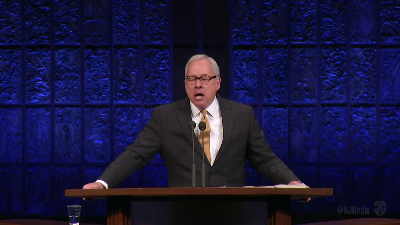 Steve Pettit talks to himself in BJU Chapel - YouTube