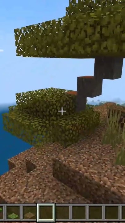 Most random generated tree #minecraft #shorts - YouTube