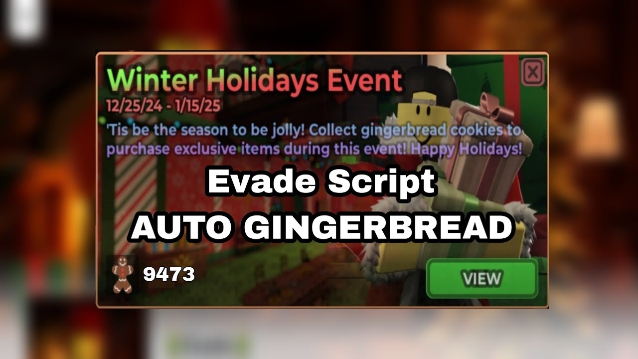 *BEST* Roblox Evade Script | AUTO WINTER EVENT | AUTO GINGERBREAD ...