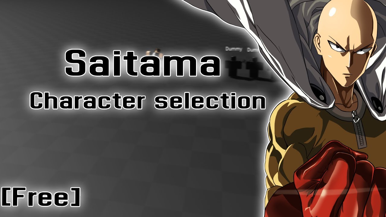 Roblox Studio Saitama Character Selection [Giveaway] - YouTube