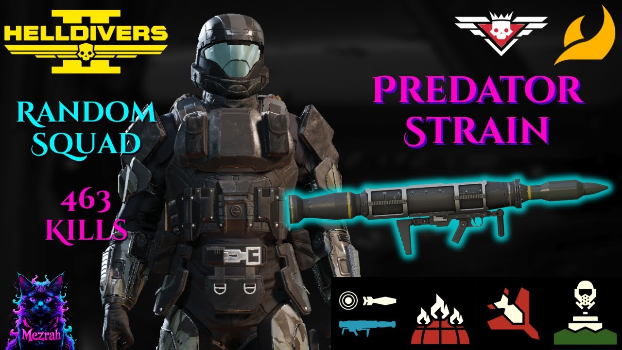 Helldivers 2 - Airburst & M90A | Predator Strain Terminids | Super ...