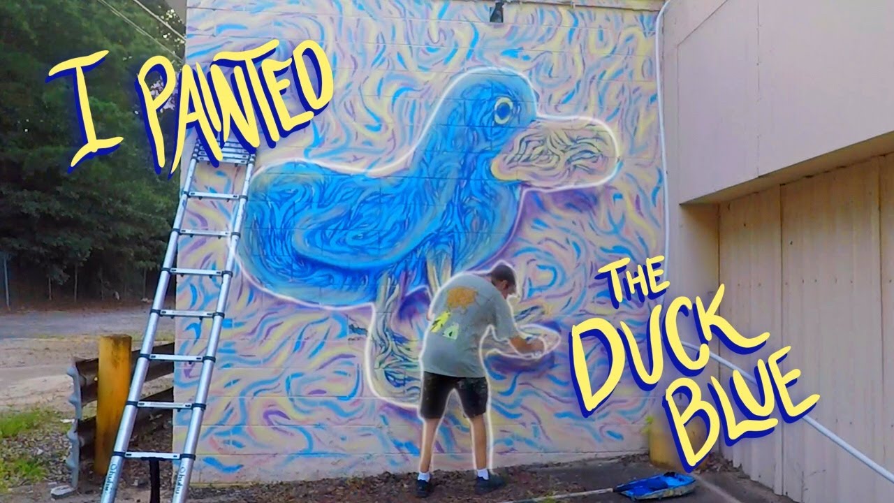 Blue Duck Mural - Billy Madison Tribute - YouTube