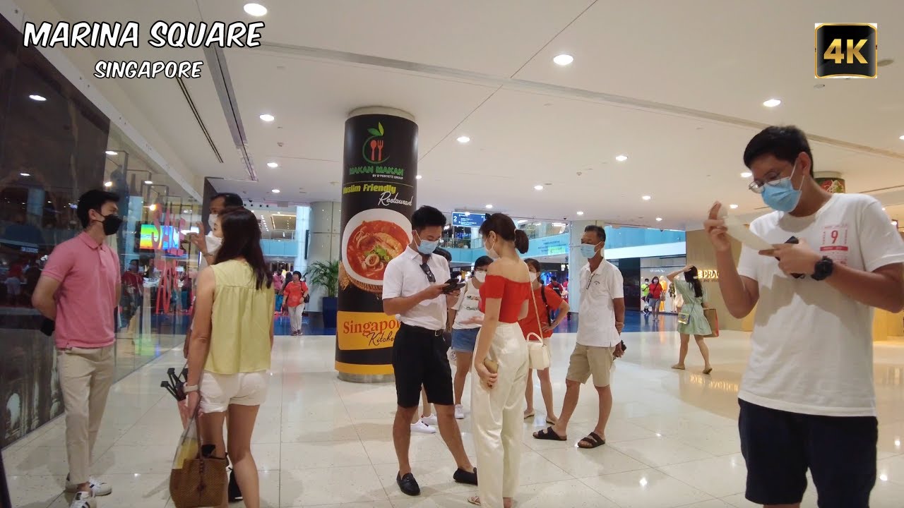 Marina Square Weekend Walk | Travel Tour | Nov 2022 [4K] - YouTube