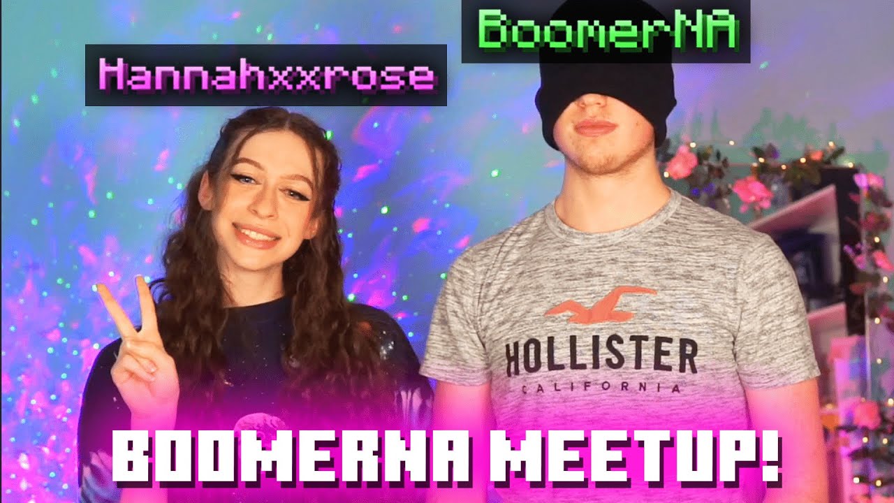 BoomerNA and Hannahxxrose IRL Meetup! [Dream SMP] - YouTube