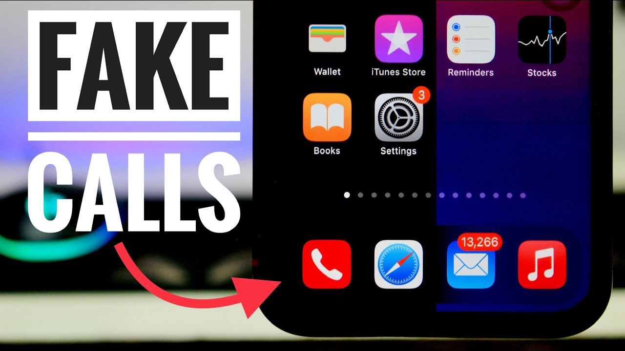 How to make iPhone Fake Calls - YouTube
