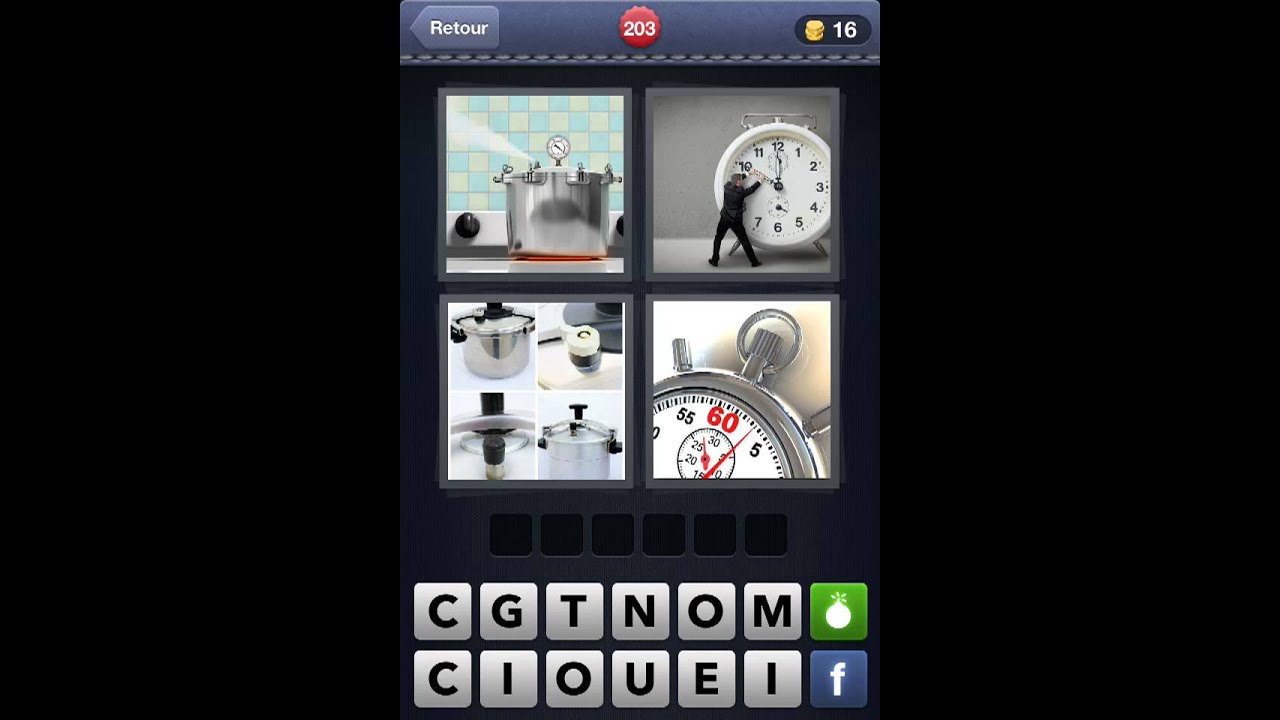 4 Images 1 Mot solutions niveaux 201 à 204 - YouTube