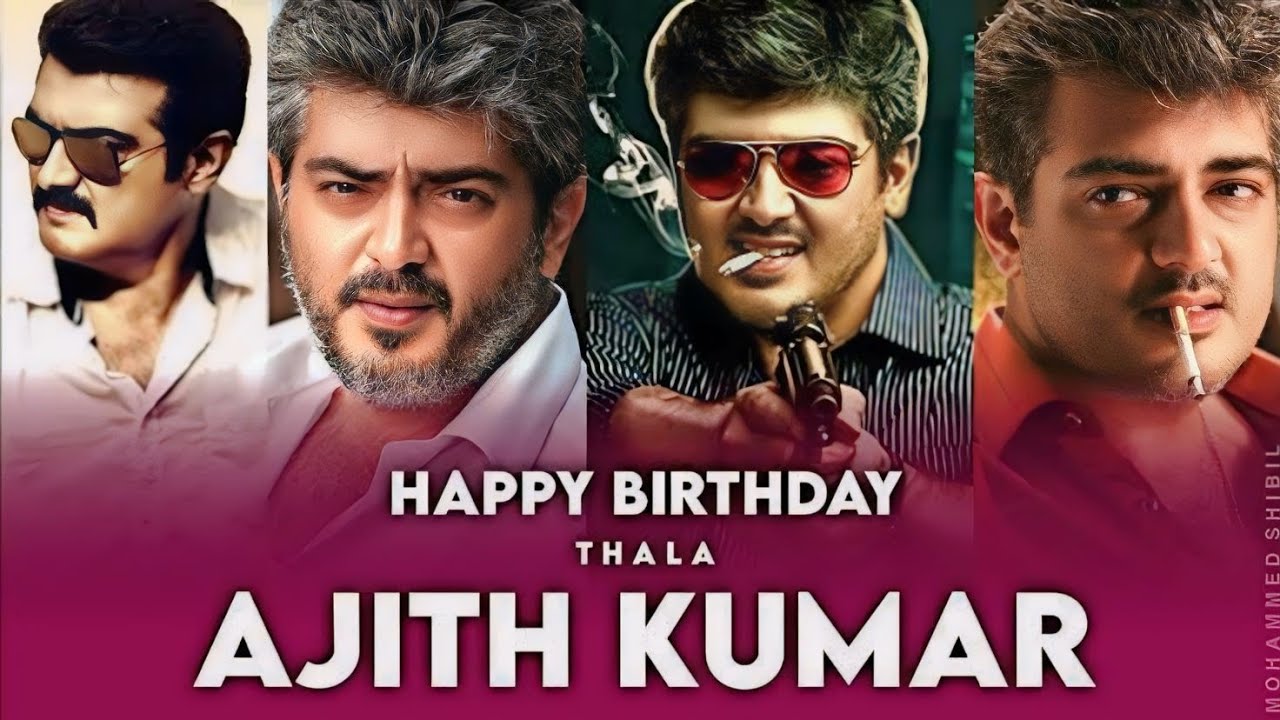 Happy Birthday Ajithkumar whatsapp Status 🥳| Thala Ajith Birthday ...