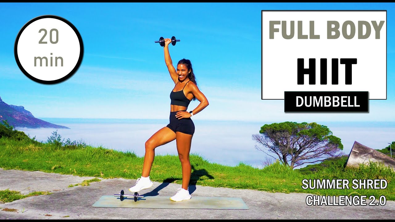 Day 13 - 20 min HIIT WORKOUT with WEIGHTS | The Modern Fit Girl ...