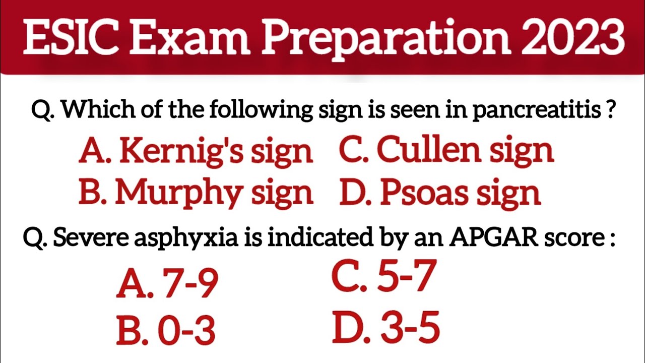 ESIC|| practice paper for ESIC(part-3||ESIC exam preparation 2023|MCQs ...
