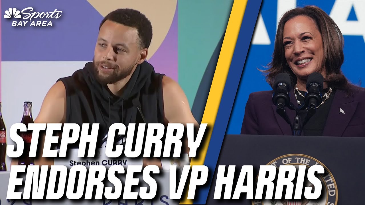 Steph Curry endorses Vice President Kamala Harris ahead of "Monumental ...
