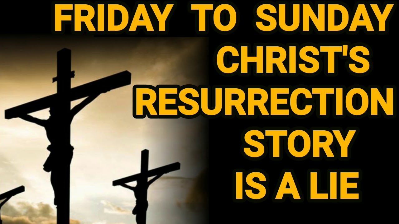 Sunday Resurrection is a Lie - YouTube
