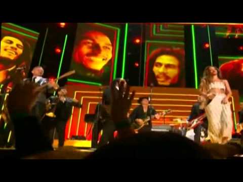 Grammy Awards 2013 Bruno Mars   Rihanna   Sting Perform Bob Marley Tribute