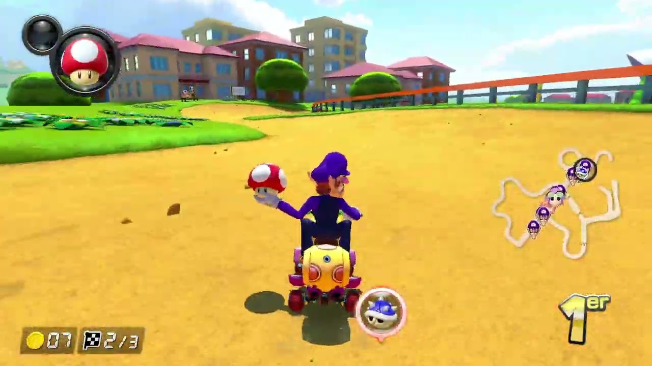 [MK8D] ★ Blue Shell Dodge in Shortcut ★ IT ÐBz - YouTube