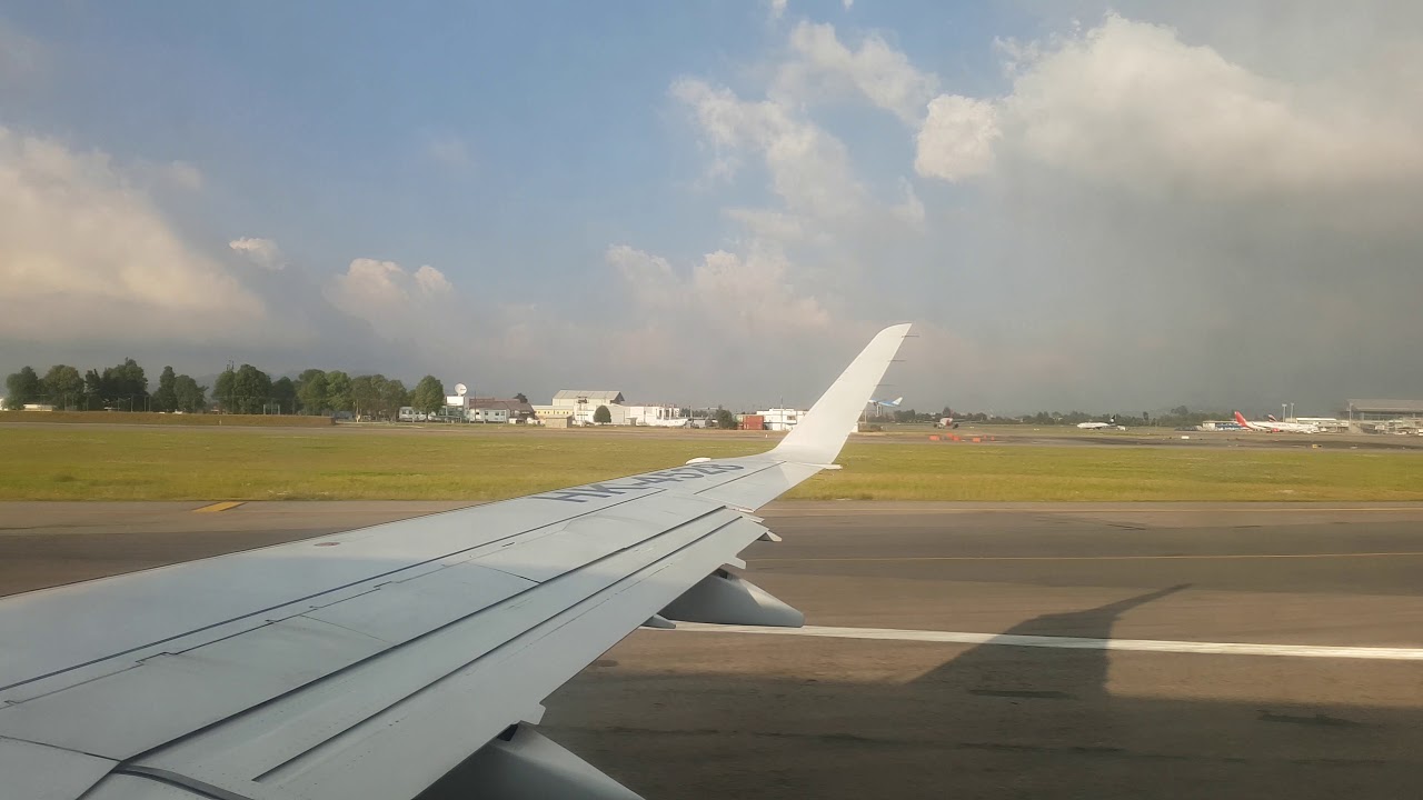 SATENA EMBRAER 170 TAKING OFF SKBO - YouTube