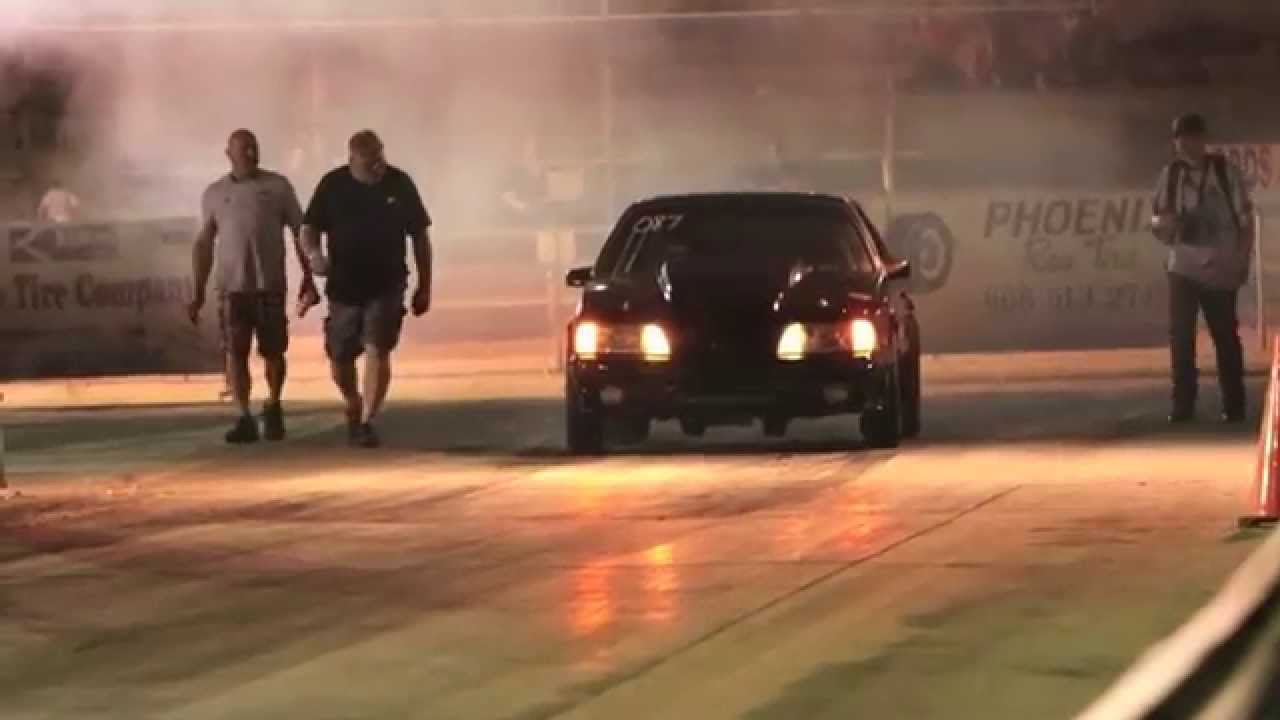 F1R Procharged Fox Body Brainerd Drag Strip - YouTube