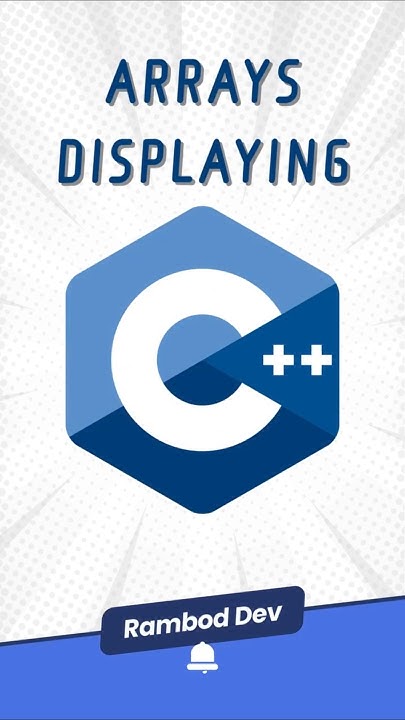 C++ Arrays Displaying | Byte-Sized Lessons #CPlusPlus #CodingShorts #ProgrammingTips - YouTube