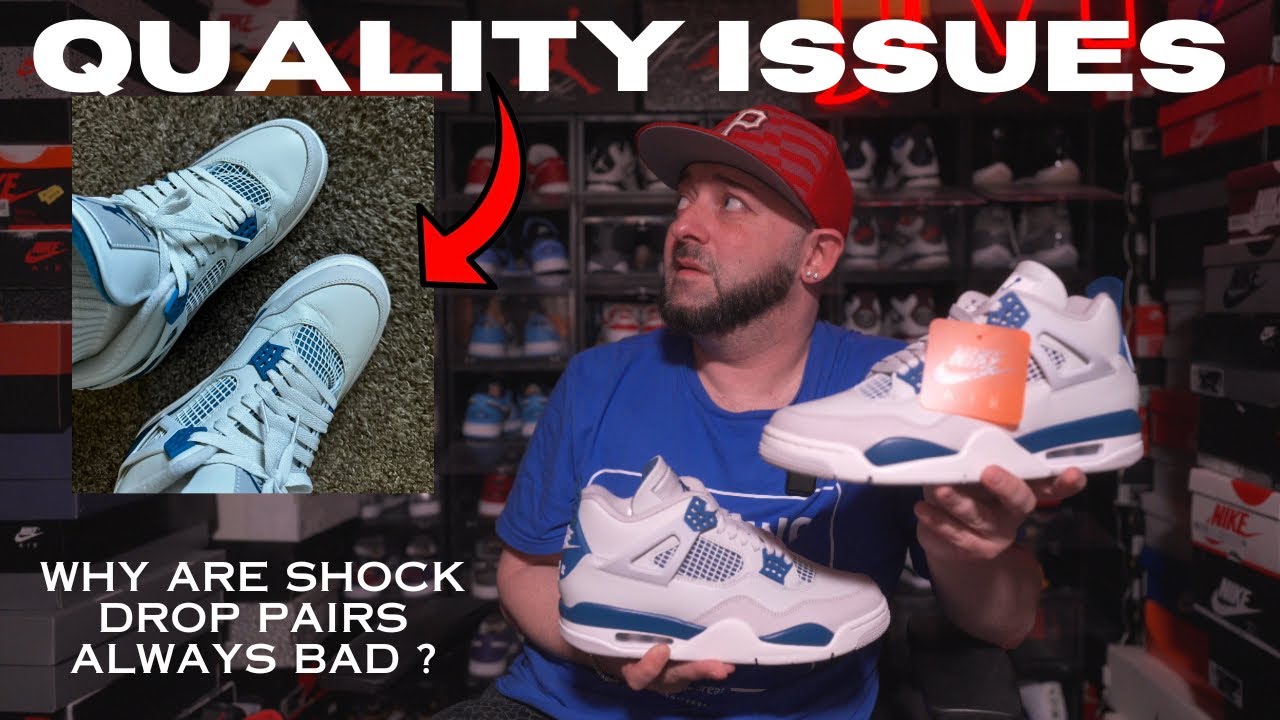 The Jordan 4 "Industiral Blue" Has QC Problems! CHECK YOUR PAIRS - YouTube