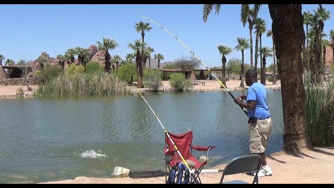PAPAGO PONDS (Urban Fishing) - YouTube