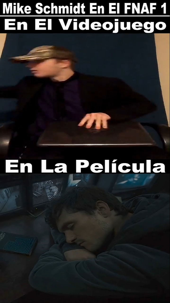 Mike Schmidt - En El Videojuego Vs En La Película | FNAF La Película ...