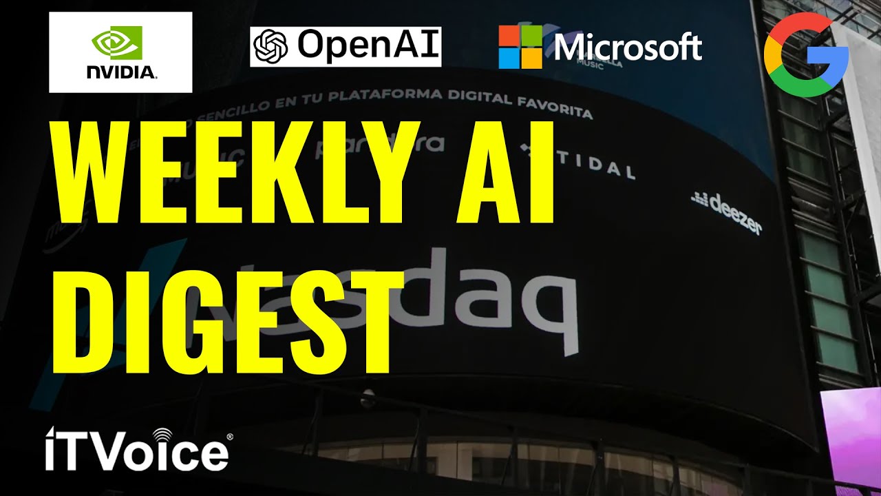 Weekly AI Digest | Ep 18 - Nasdaq, Gemini, XNote Pen, OpenAI, Apple introduces Mgie and More ...