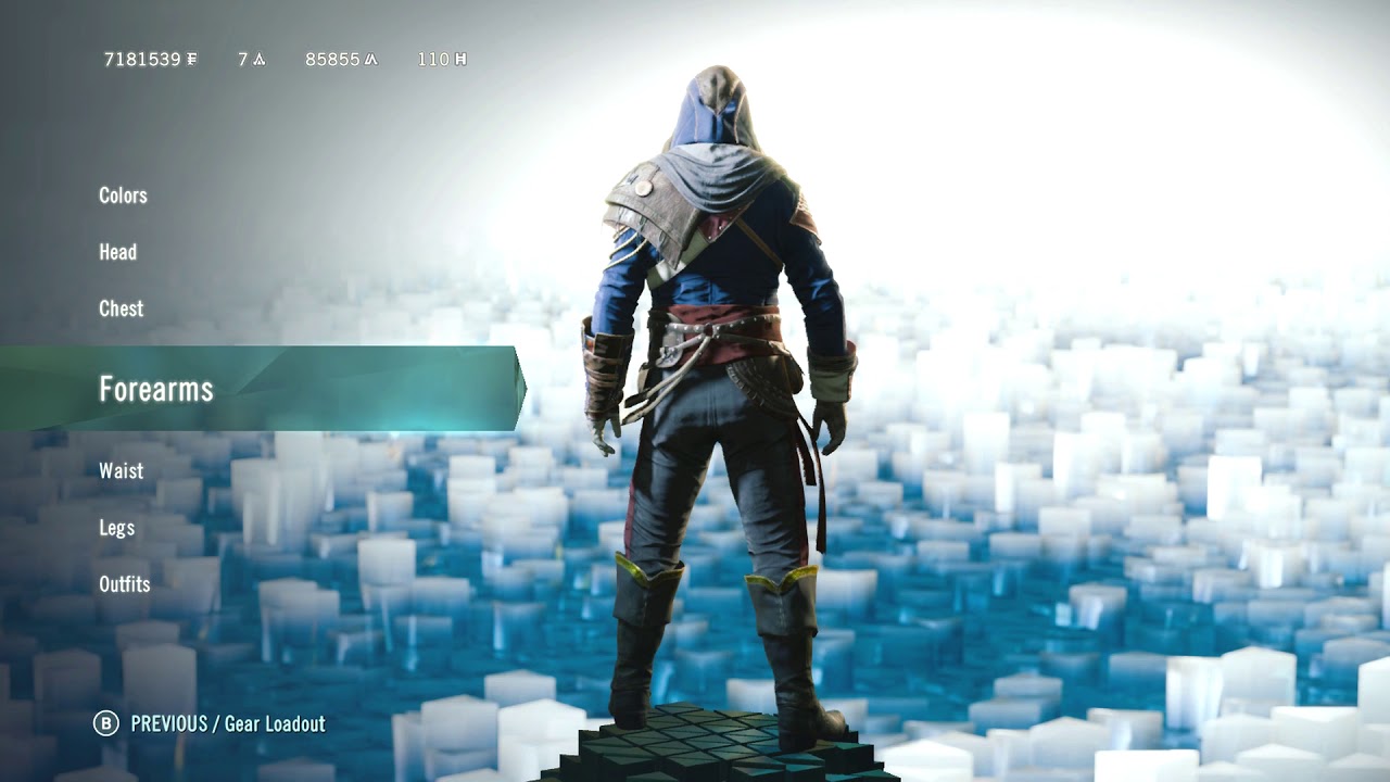Assassins Creed Unity ~ All Legendary Gear ~ Character Customization ...