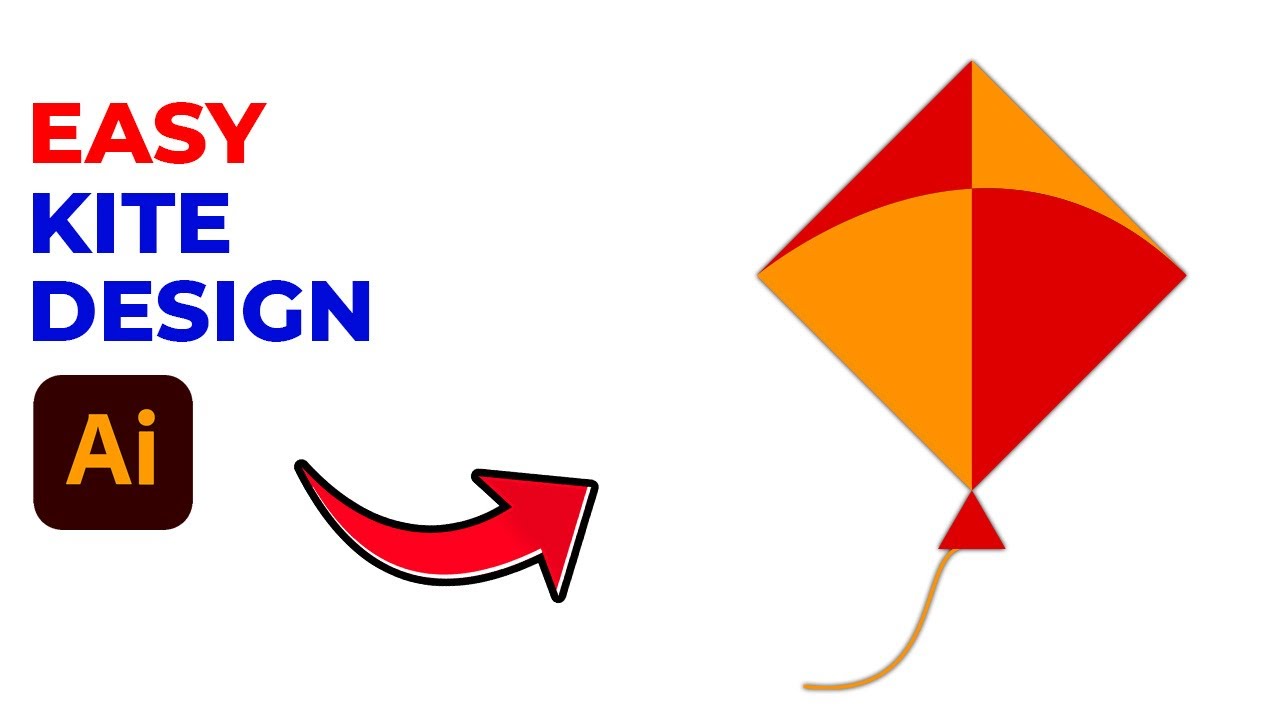 How To Create Kite In | Adobe Illustrator | - YouTube