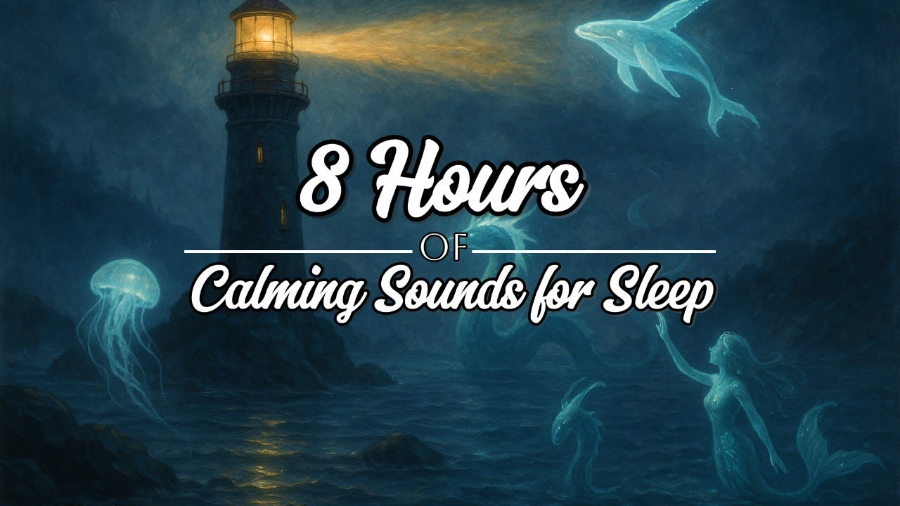 8 Hours of Rain Sound for Deep Sleep | Magic Animals | Stay Clam | Fall ...
