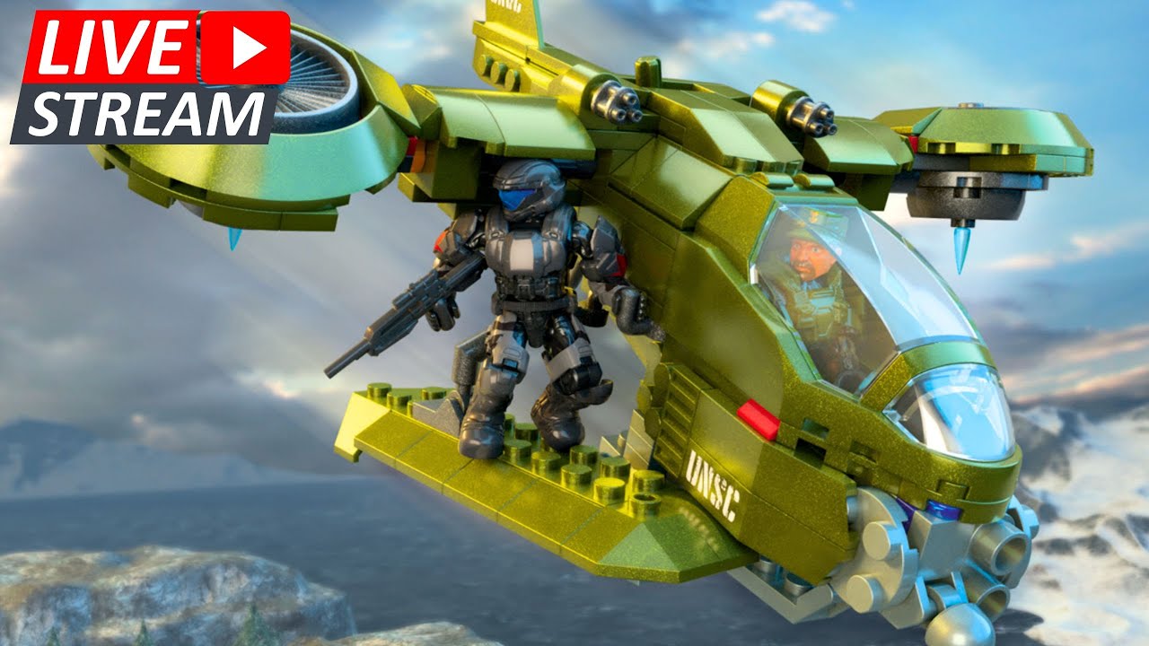 Building the UNSC Hornet Recon LIVE! Halo Mega - YouTube