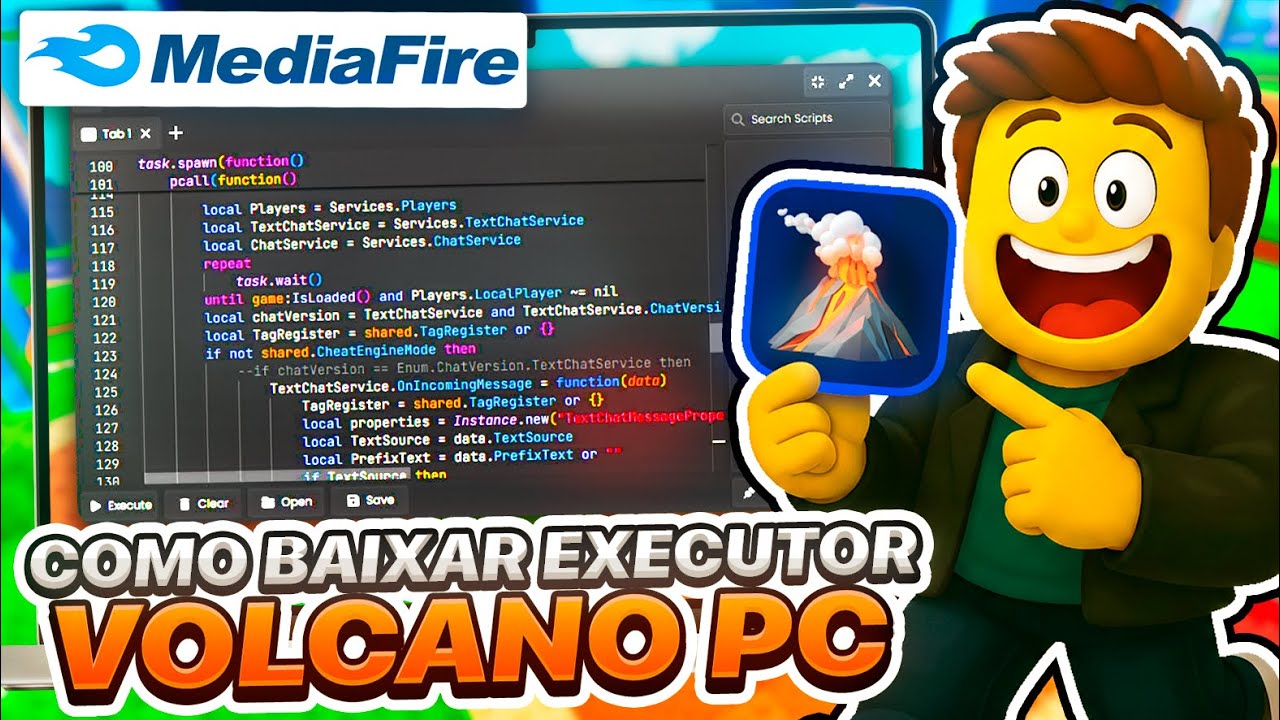 COMO BAIXAR Executor VOLCANO PARA PC SEM EMULADOR ATUALIZADO + LINK ...