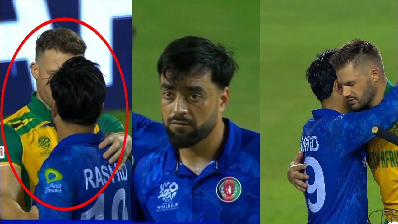 David Miller,Aiden Markram Did Heart Winning gesture for Crying Rashid ...