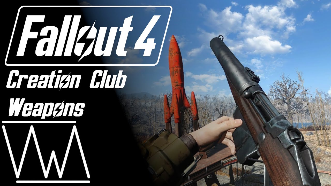 Fallout 4 - All Creation Club DLC Weapon Reload Animations - YouTube