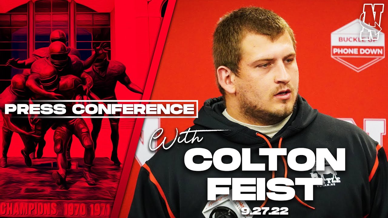 Nebraska Football: Huskers DL Colton Feist previews Indiana game - YouTube