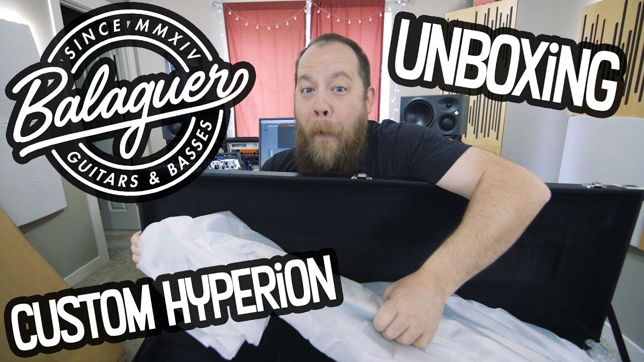 Custom Balaguer Hyperion Unboxing! - YouTube