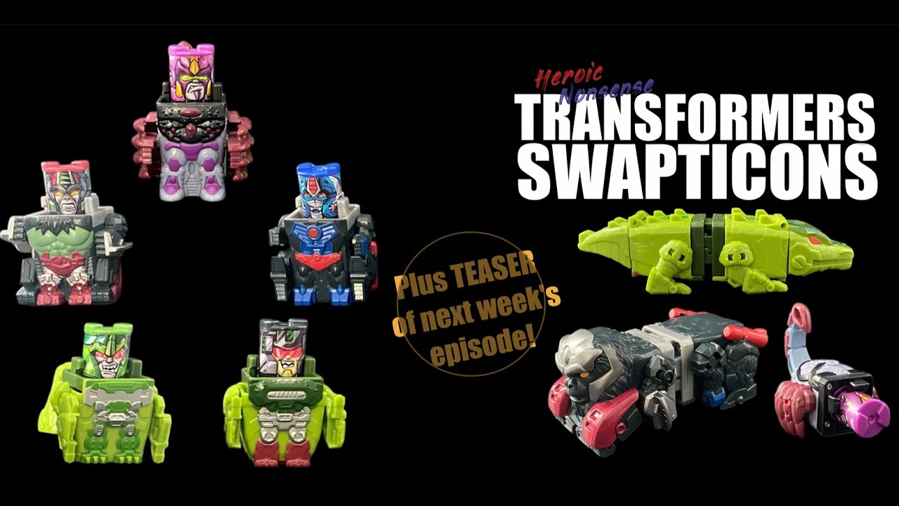 Transformers SWAPTICONS 5-pack Review - YouTube